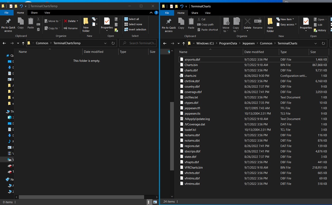 "A valid TerminalCharts directory was not found..." when launching eLink for Windows