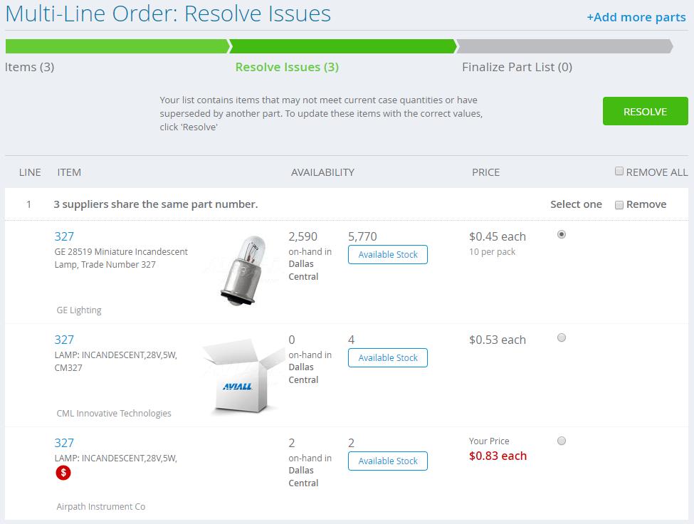 How do I use Multi-line Order?