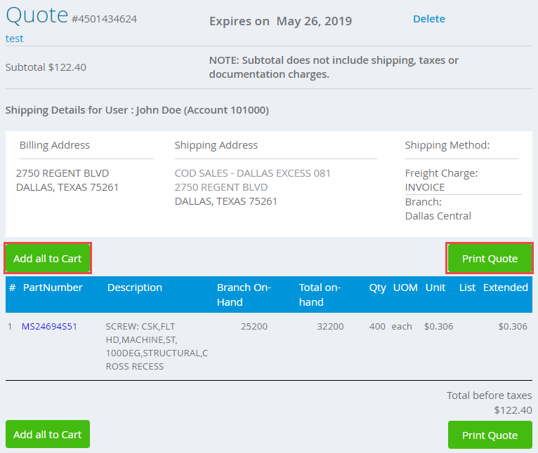 Where can I find my quotes?