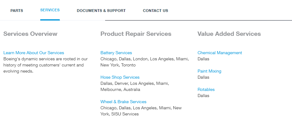 What services does Boeing distribution offer?