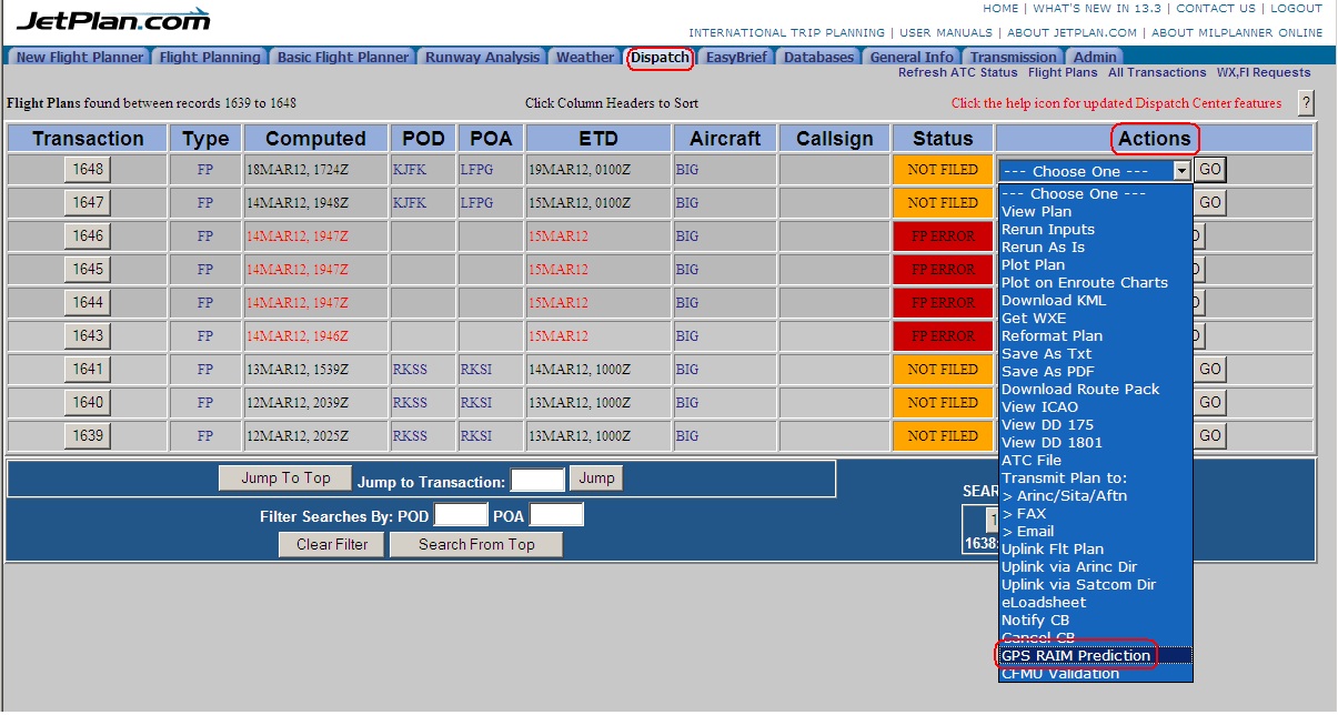How To Run A RAIM Report